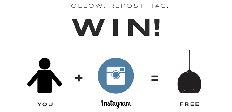 Follow. Repost. Tag. Win.