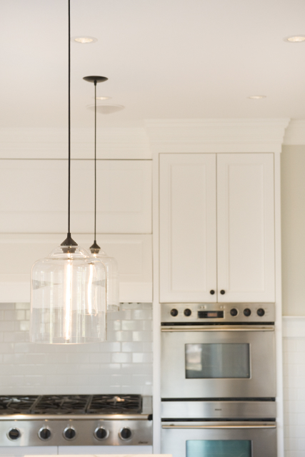 Contemporary Kitchen Lighting Spotted in Chic Canadian Kitchen