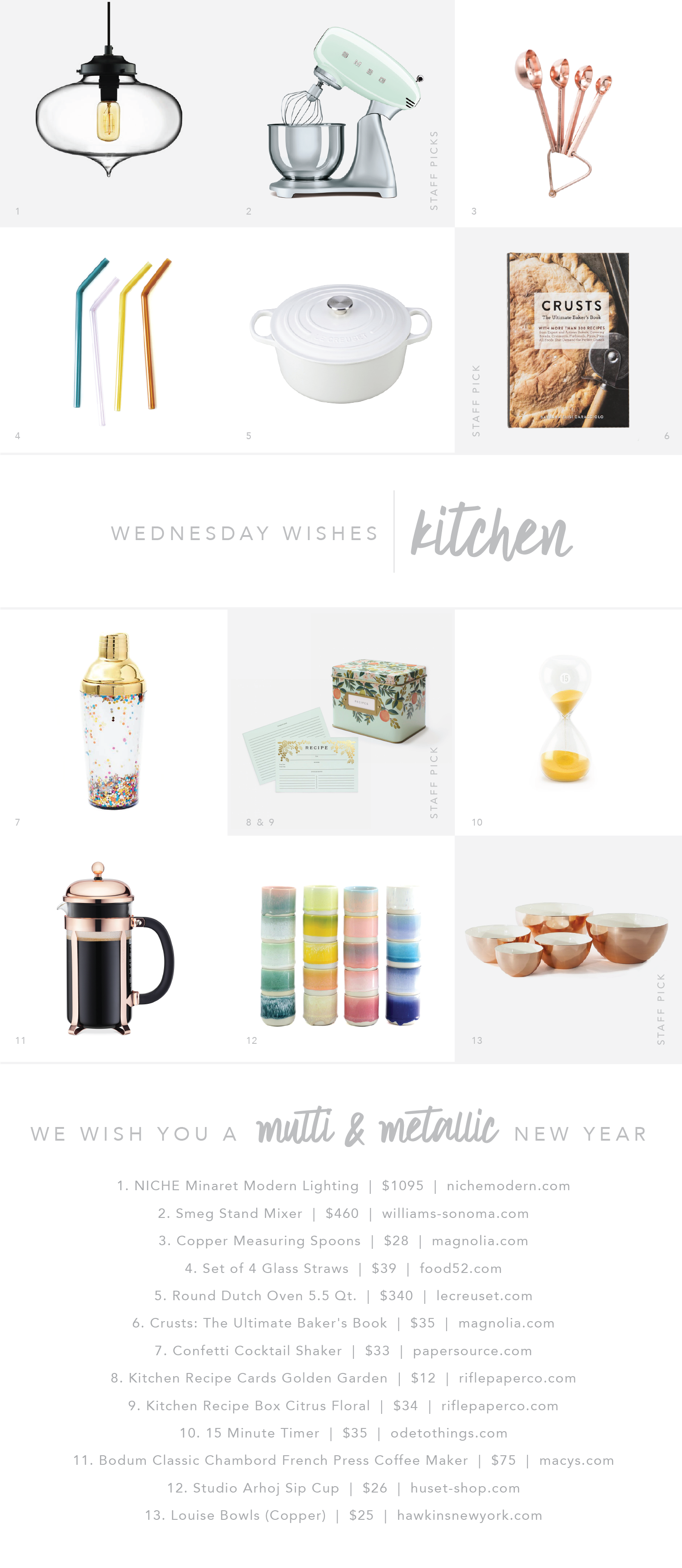 Wednesday Wishes: Have Yourself a Multi & Metallic New Year with these ...